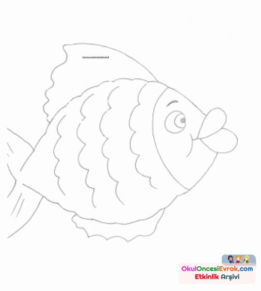 Balık Boyama (2) | preschool activity