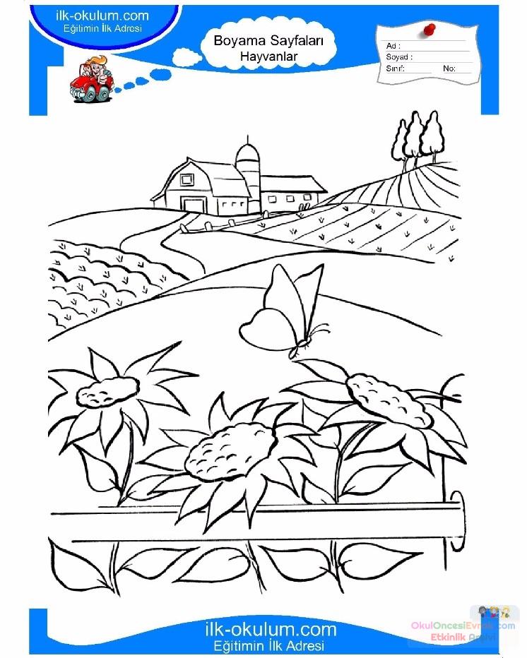 çocuklar-için-hayvan-Çiftlik-Hayvanları-boyama-sayfası-43 | preschool ...