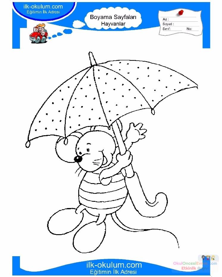 çocuklar-için-hayvan-hayvan-Fare-boyama-sayfası-11 (1) | preschool activity