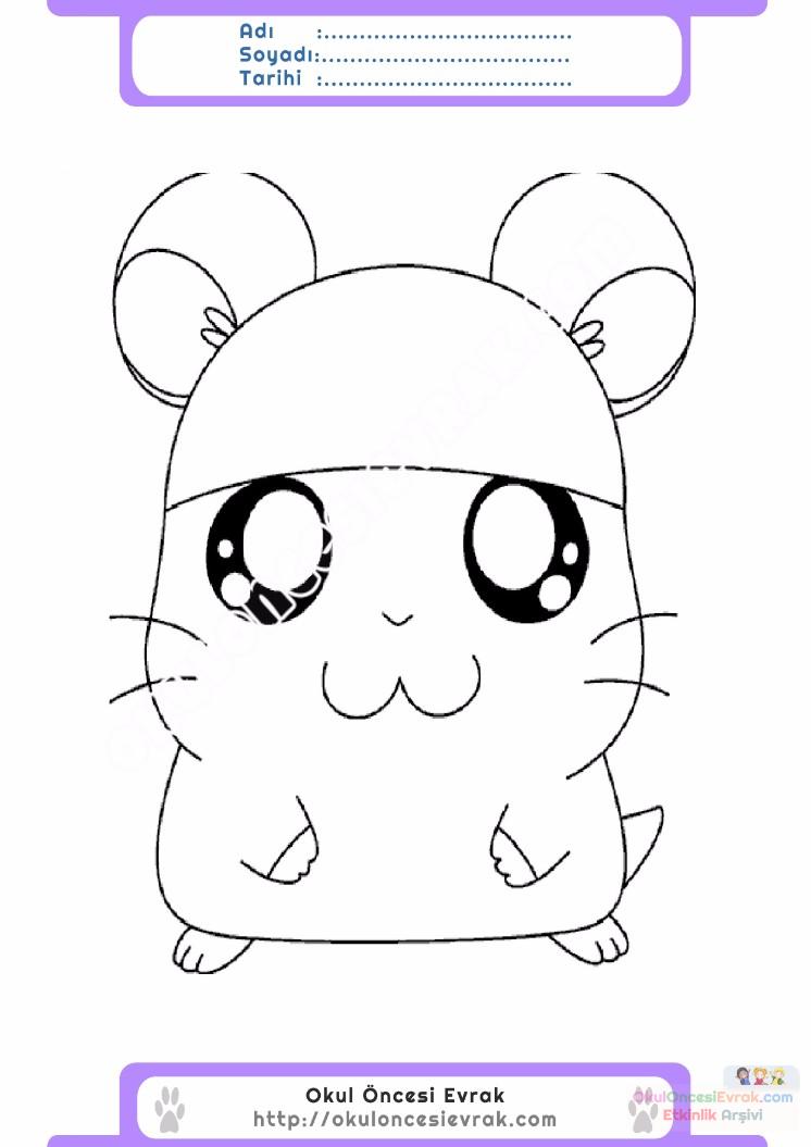 çocuklar-için-hayvan-hayvan-Fare-boyama-sayfası-20 | preschool activity